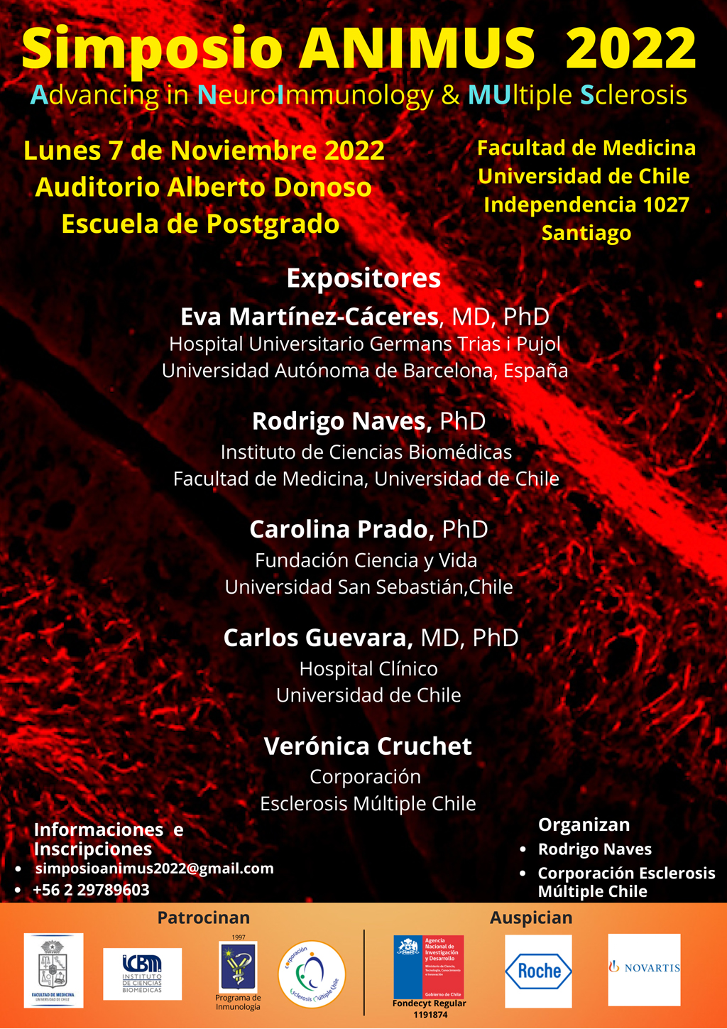 Simposio ANIMUS 2022: Advancing in NeuroImmunology and MUltiple Sclerosis - Facultad de Medicina ...